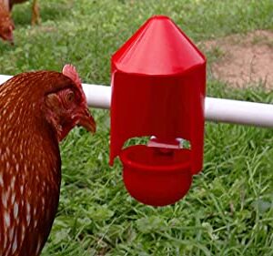 RentACoop Anti-Dirt Chicken Water Cup Covers - Compatible with Any RentACoop DIY Cups and Waterers - 6 Pack