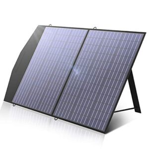 allpowers sp027 ip66 solar panel kit with mc-4 output, 100w, portable ,foldable , 22% efficiency module for outdoor camping, power station, laptops, motorhome, rv