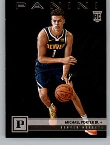 2018-19 panini #107 michael porter jr. denver nuggets rookie basketball card