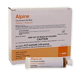 basf 791899 alpine rotation 1 cockroach gel, 4 tubes