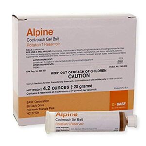 BASF 791899 Alpine Rotation 1 Cockroach Gel, 4 Tubes