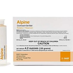 BASF 791899 Alpine Rotation 1 Cockroach Gel, 4 Tubes