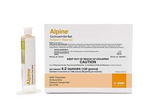 BASF 791899 Alpine Rotation 1 Cockroach Gel, 4 Tubes