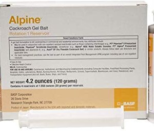 BASF 791899 Alpine Rotation 1 Cockroach Gel, 4 Tubes