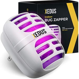 bug zapper indoor plug-in - mosquito killer lamp insect trap - electric insect repellent - pest control for bedroom, kitchen, office, home