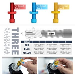 iCrimp Deutsch Solid Contacts Crimping Tool AWG 26-12 for Size 12,16,20 applicable to DT,DTP,DTM serie