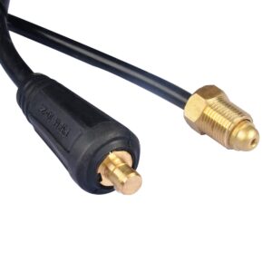 WP17V Tig Welding Torch Air-Cooled Tig Welding 13 Feet Cable,Connector: 5/8-18" gas hose &10-25 Europe Plug