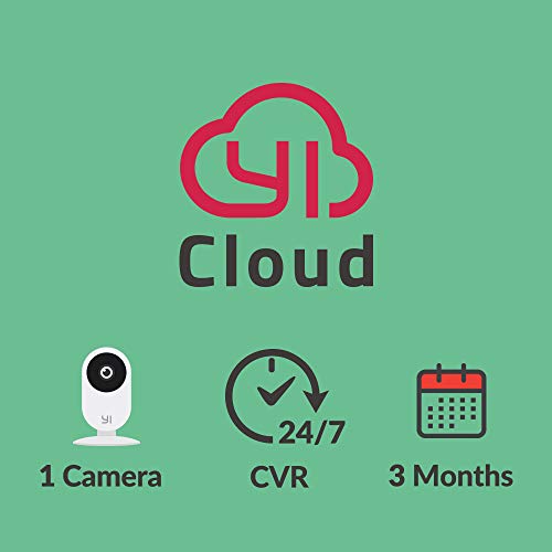 YI/Kami Cloud Plan 3 Month, 1 Camera, CVR storage service [PC/Mac Online Code]