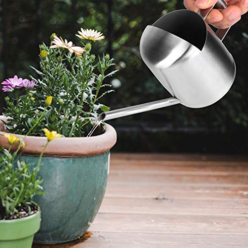 Watering Cans, Water Sprayer Bottle 300Ml Stainless Steel Long Spout Watering Can Pot for Household Green Plant Bonsai Irrigation Tool