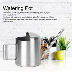 Watering Cans, Water Sprayer Bottle 300Ml Stainless Steel Long Spout Watering Can Pot for Household Green Plant Bonsai Irrigation Tool