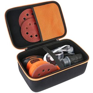 aenllosi hard carrying case compatible with black+decker random orbit sander bdero100