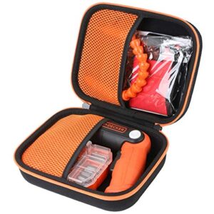 aenllosi hard carrying case replacement for black+decker 4v max cordless screwdriver bdcsfl20c