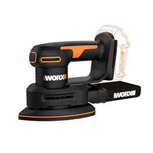 worx wx822l.9 20v power share cordless detail sander (tool only)