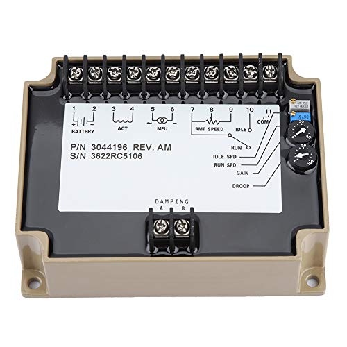 Fafeicy Generator Speed Controlle, Electronic Speed Controller Governor 3044196 Generator Speed Control Board for Input Multiple Machines or Special Purpose Machines