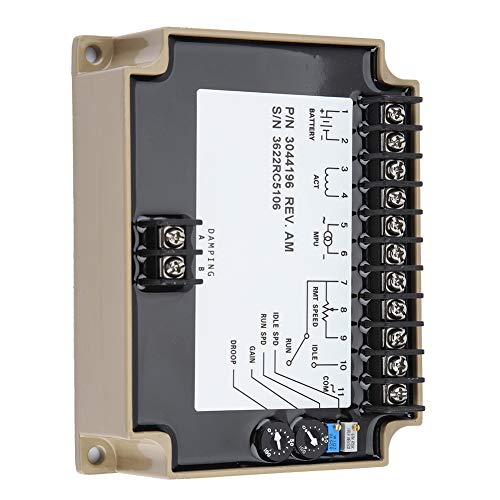 Fafeicy Generator Speed Controlle, Electronic Speed Controller Governor 3044196 Generator Speed Control Board for Input Multiple Machines or Special Purpose Machines