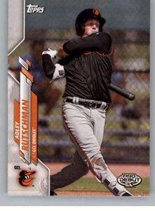 2020 topps pro debut #pd-25 adley rutschman gcl orioles mlb baseball card nm-mt