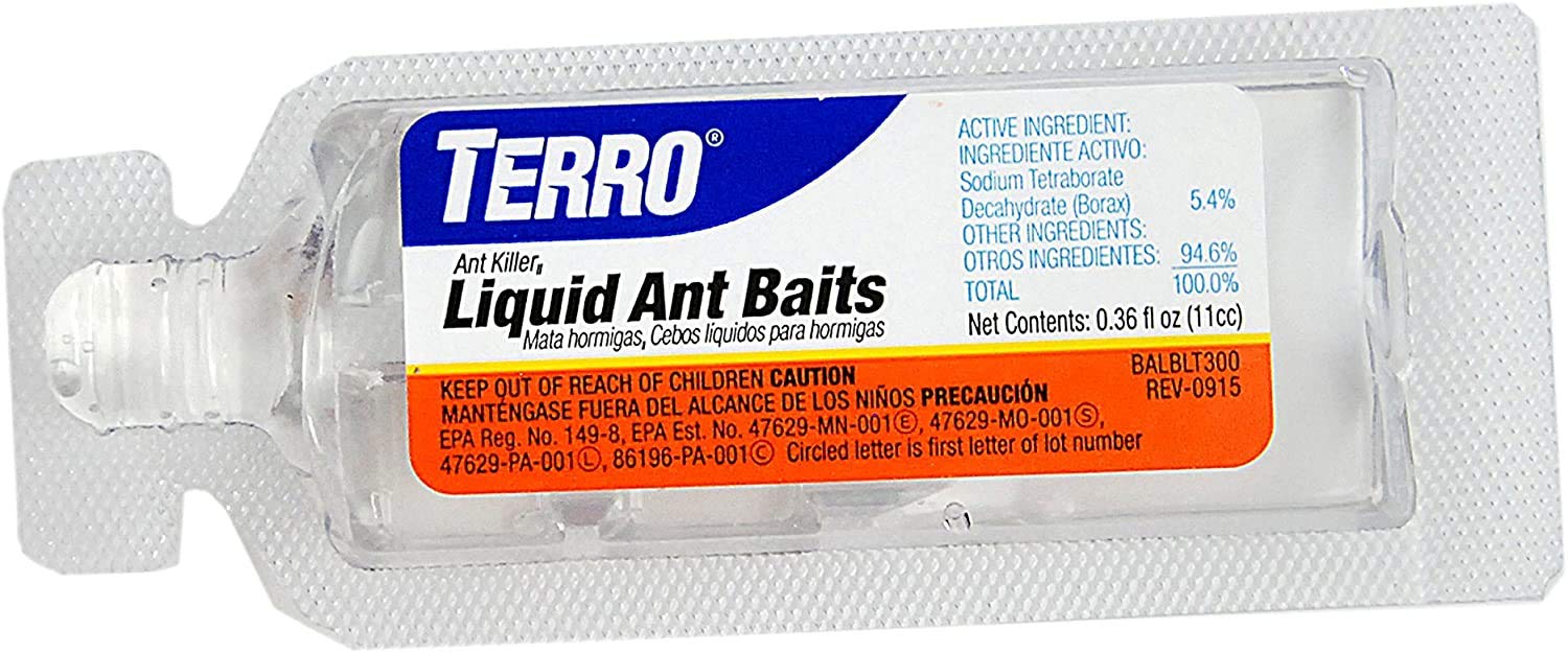 Terro T300B Liquid Ant Bait Ant Killer, 50 Bait Stations