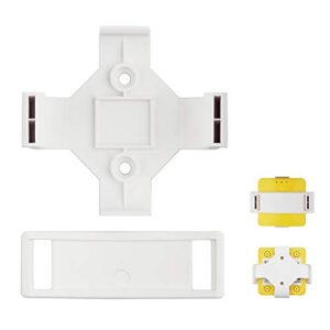 gl.inet wifi router holder wall mount with screws, compatible with gl-ar150, gl-ar150-ext, gl-ar300m, gl-ar300m-ext, gl-mt300n-v2 mini router, networking device bracket, easy to install (white)