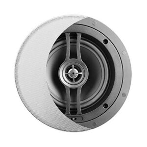 osd black 8" performance weather-resistant shallow mount in-ceiling speaker pair - bk-r82sm