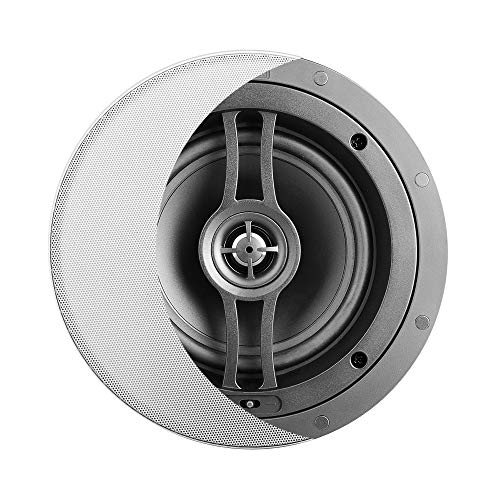 OSD Black 8" Performance Weather-Resistant Shallow Mount in-Ceiling Speaker Pair - BK-R82SM