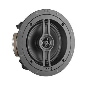 OSD Black 8" Performance Weather-Resistant Shallow Mount in-Ceiling Speaker Pair - BK-R82SM