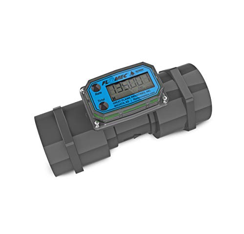 FLOMEC TM Series Water Meter for Water Processing and Irrigation Applications, 2 inch Female NPT Fittings (TM20NQ9GMB)