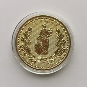 Continental Gold Coin Collecting Metal Coin (5 pcs)