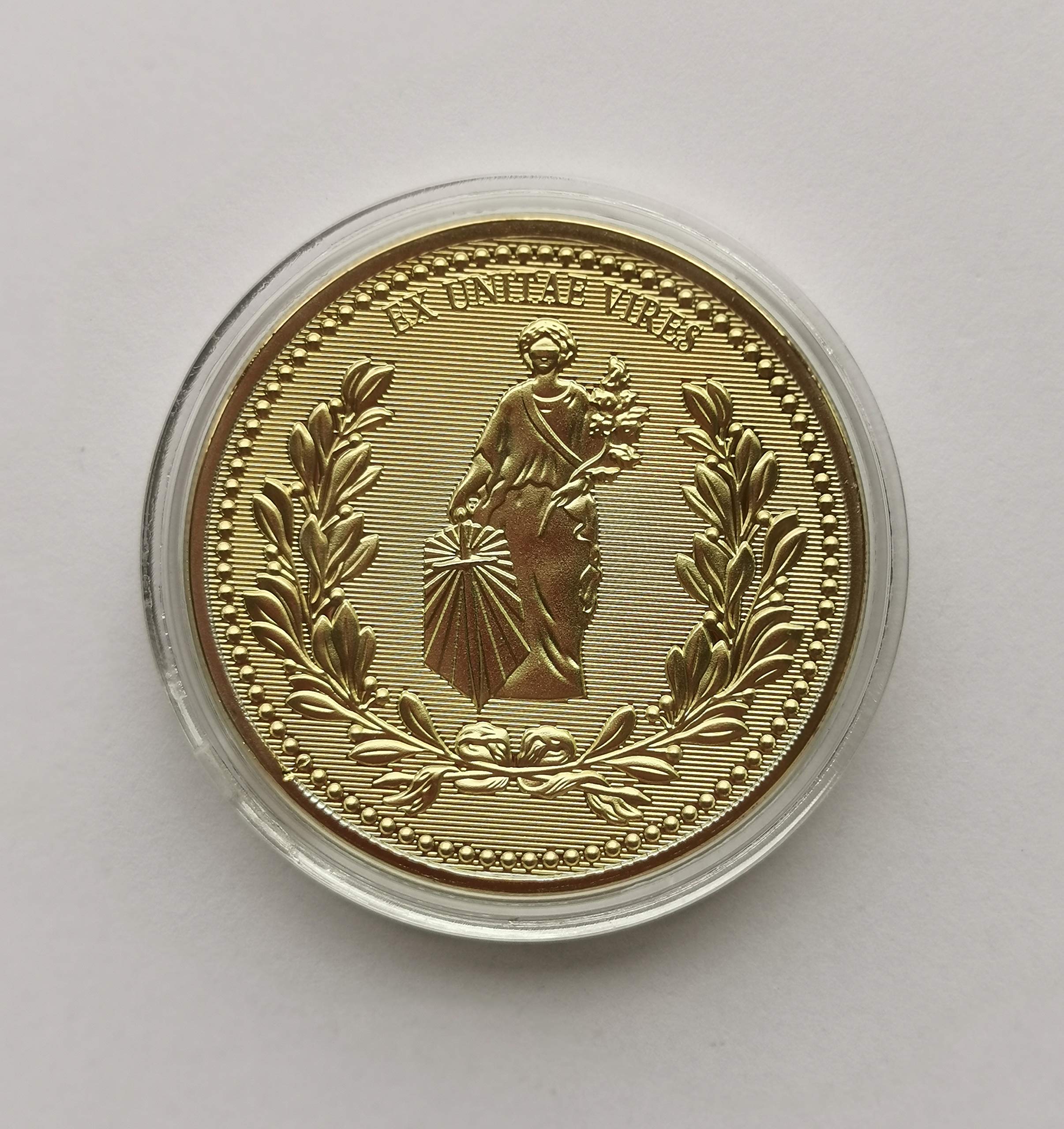 Continental Gold Coin Collecting Metal Coin (5 pcs)