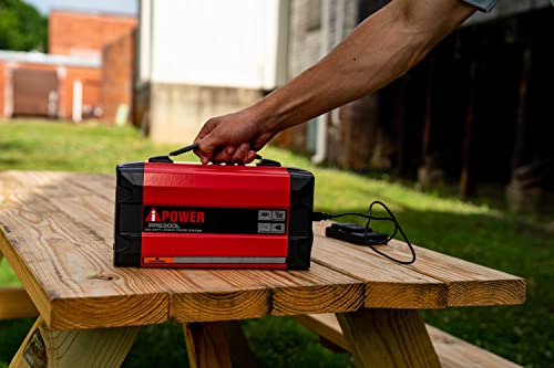 A-iPower Portable Power Station 300W with Lithium-Ion Battery, 288Wh Battery Power Supply for Home Emergency Use, CPAP, Camping, Weekend Trip and Fishing