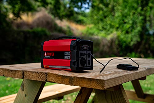 A-iPower Portable Power Station 300W with Lithium-Ion Battery, 288Wh Battery Power Supply for Home Emergency Use, CPAP, Camping, Weekend Trip and Fishing