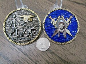 navy seal team six k9 blue squadron war dogs seals devgru challenge coin