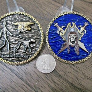 Navy Seal Team Six K9 Blue Squadron War Dogs Seals DEVGRU Challenge Coin