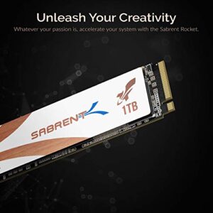 SABRENT 1TB Rocket Q4 NVMe PCIe 4.0 M.2 2280 Internal SSD Maximum Performance Solid State Drive with Heatsink |R/W 4700/1800 MB/s (SB-RKTQ4-HTSS-1TB)