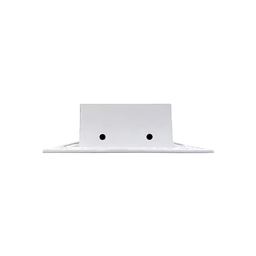 BUILDMART - 10x4 Modern AC Vent Cover - Decorative White Air Vent - Standard Linear Slot Diffuser - Register Grille for Ceiling, Walls & Floors - Texas Buildmart