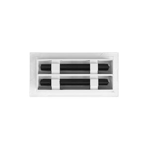 BUILDMART - 10x4 Modern AC Vent Cover - Decorative White Air Vent - Standard Linear Slot Diffuser - Register Grille for Ceiling, Walls & Floors - Texas Buildmart