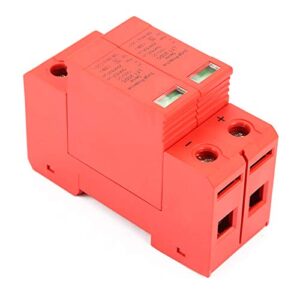 DC 1000V 2P House Protector 10-20KA Low-Voltage Arrester Device Flame Retardant Din Rail Protection Device for Lightning Protection