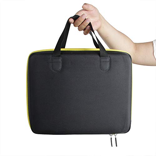 adada Hard Travel Case for DEWALT DCC020IB 20V Max Inflator (Outer Black + Inner Yellow)