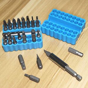 34 PCS Screwdriver Bit Set with Bit Extension Holder, FineGood Security Screwdriver Bits Solid Drill Bit Set Screwdriver Drilling Bits Tool