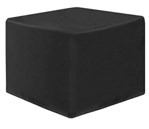 homesicker fire pit cover square (31”l x 31”w x 24”h, black)