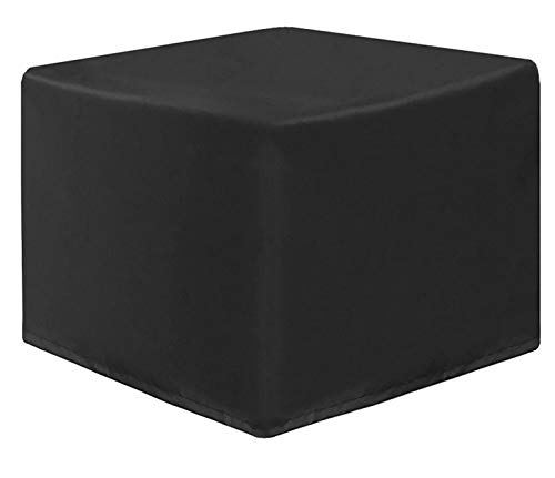 Homesicker Fire Pit Cover Square (31”L x 31”W x 24”H, Black)