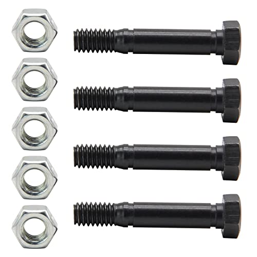 Ganivsor Replacement Snowthrower Shear Pin 4Bolt & 5Nut for Ariens Snowblower 52100100 521001 00659100 ST824E ST1027LE