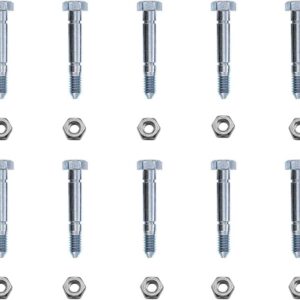 Huarntwo 10 Pack Shear PINS & Bolts for Ariens 51001500 510015 Snowthrower Snowblowers Auger