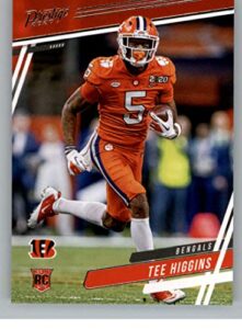 2020 panini prestige football #290 tee higgins rc rookie card cincinnati bengals official nfl trading card from panini america