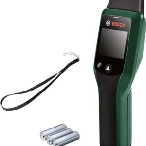 Bosch moisture meter UniversalHumid (precise results thanks to wood group selection and LED traffic light for easy interpretation)