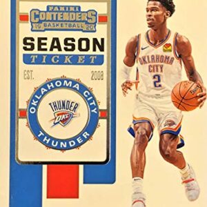 SHAI GILGEOUS-ALEXANDER Basketball Card - 2019-20 Panini Contenders Season Ticket Basketball Card - 1st Year Oklahoma City Thunder Card