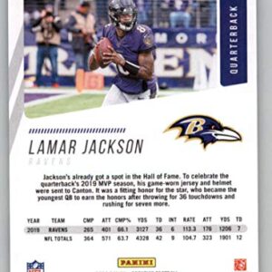 2020 Prestige NFL #154 Lamar Jackson Baltimore Ravens Official Panini Football Trading Card