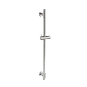 kes shower slide bar 30-inch with adjustable handheld shower head holder for bathroom wall mount sus 304 stainless steel brushed finish, f209s78dg-bs