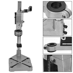 Drill Press Stand, Column Drill Stand Adjustable Drill Press Stand Benchtop Drill Presses Holder Bench Clamp Support Tool Drill Press Table Drill Stand Attachments for Drill Workbench Repair