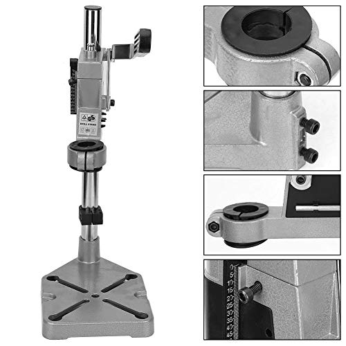 Drill Press Stand, Column Drill Stand Adjustable Drill Press Stand Benchtop Drill Presses Holder Bench Clamp Support Tool Drill Press Table Drill Stand Attachments for Drill Workbench Repair