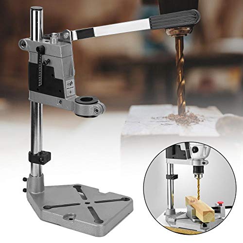 Drill Press Stand, Column Drill Stand Adjustable Drill Press Stand Benchtop Drill Presses Holder Bench Clamp Support Tool Drill Press Table Drill Stand Attachments for Drill Workbench Repair